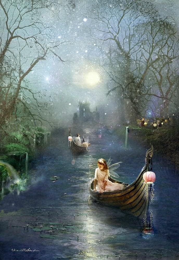 A Lake and A Fairy Boat | Enchanted Seashells by Princess Rosebud